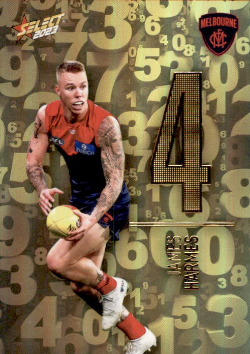 James Harmes, Numbers, 2023 Select AFL Footy Stars – Ja Ja's Collectables
