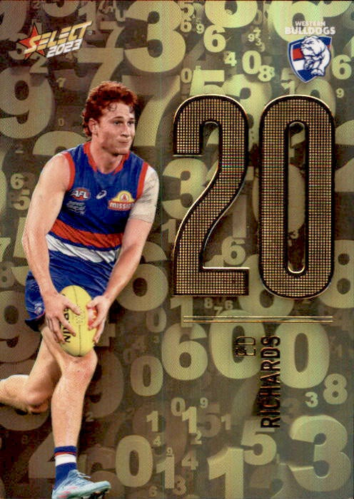 Ed Richards, Numbers, 2023 Select AFL Footy Stars — Ja Ja's Collectables
