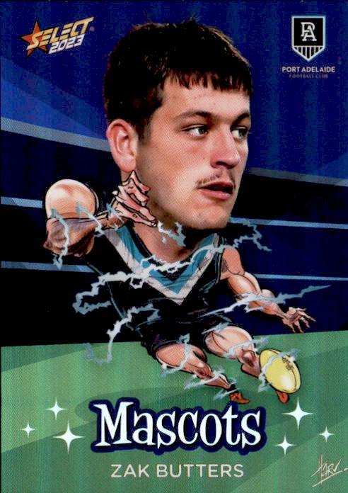 Zak Butters, Mascots, 2023 Select AFL Footy Stars — Ja Ja's Collectables