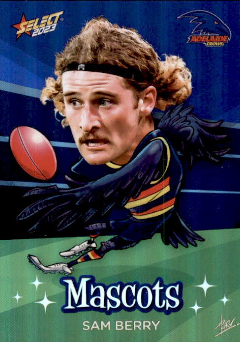 Sam Berry, Mascots, 2023 Select AFL Footy Stars – Ja Ja's Collectables