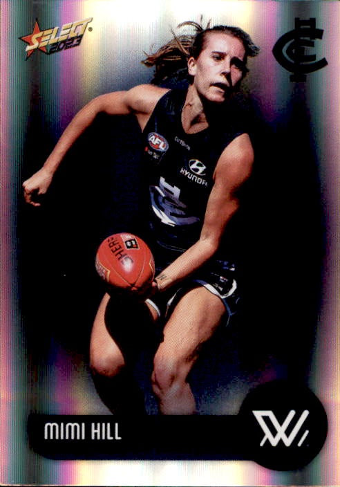 Mimi Hill, 188, Parallel, 2023 Select AFL Footy Stars — Ja Ja's Collectables