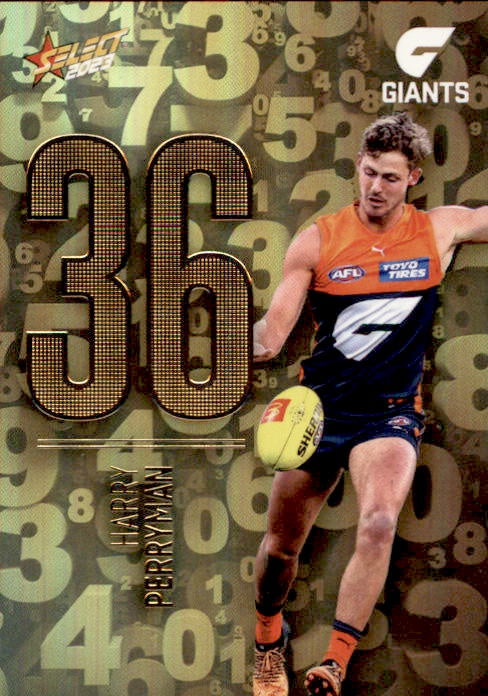 Harry Perryman, Numbers, 2023 Select AFL Footy Stars — Ja Ja's Collectables