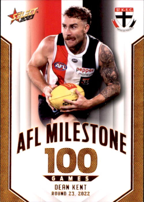 Dean Kent, Milestone, 2023 Select AFL Footy Stars — Ja Ja's Collectables