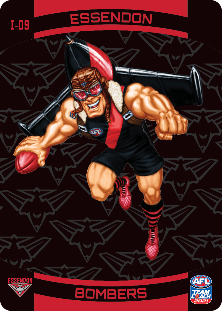 Essendon Bombers Mascot, 3D Icons, 2021 Teamcoach AFL — Ja Ja's ...