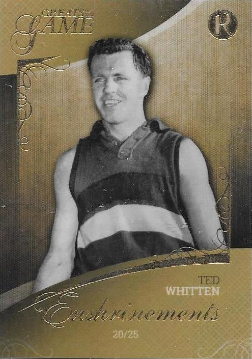 Ted Whitten, Enshrinements, 2017 Regal Football Greats of the Game — Ja ...