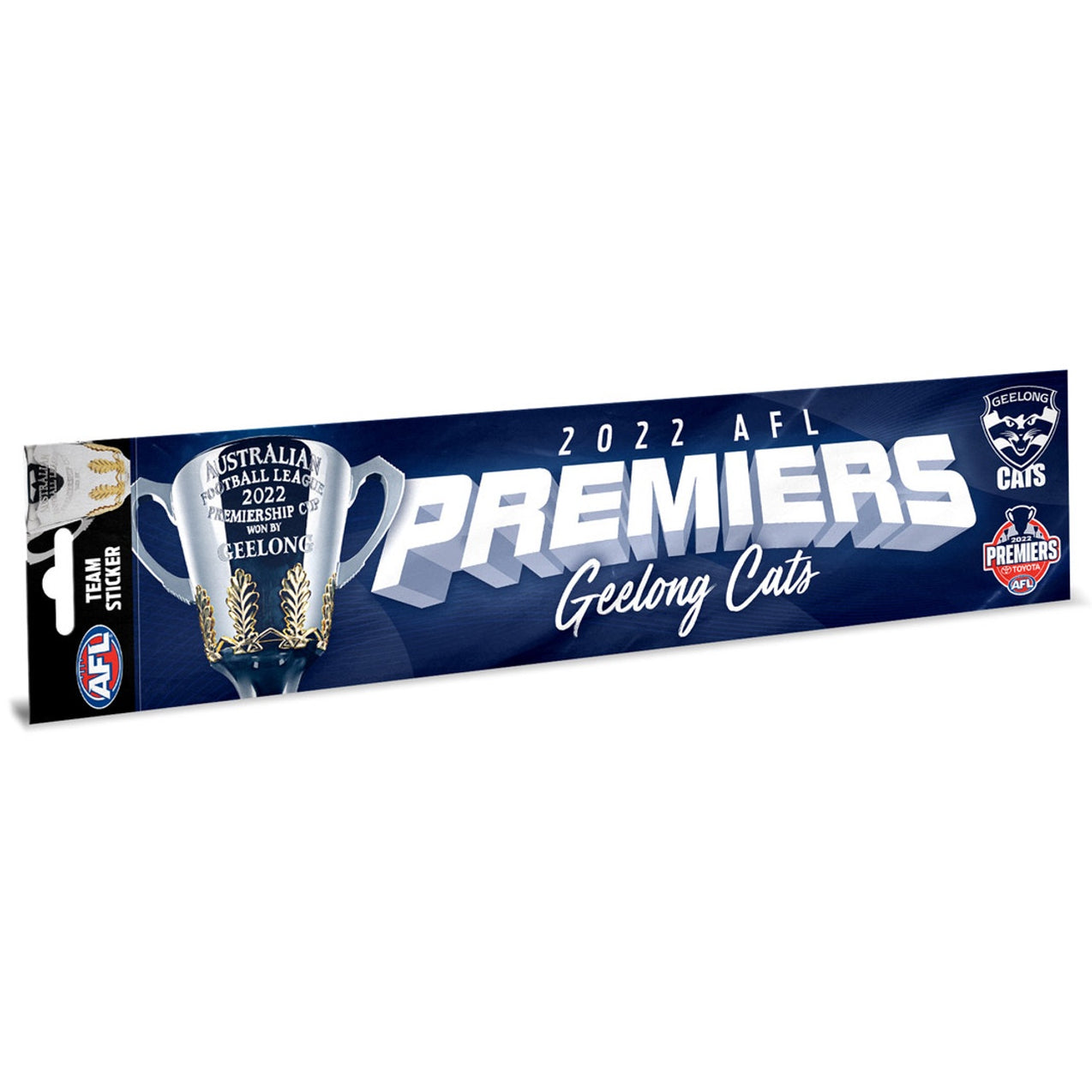Geelong Cats 2022 AFL Premiers Bumper Sticker — Ja Ja's Collectables