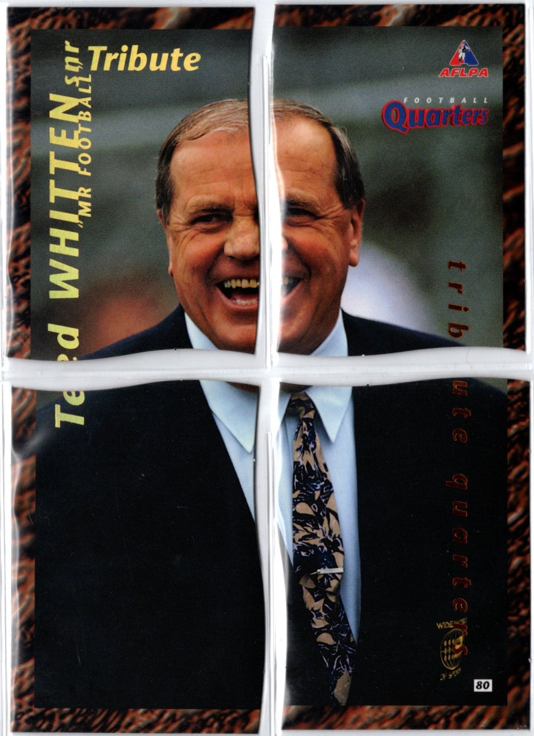 Ted Whitten, Tribute, 1995 AFLPA Football Quarters — Ja Ja's Collectables
