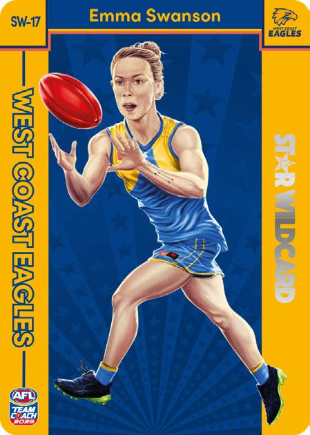 Emma Swanson, Star Wildcard, 2023 Teamcoach AFLW — Ja Ja's Collectables