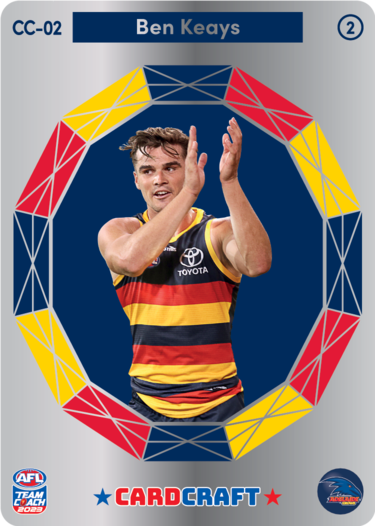 Ben Keays, Card Craft #2, 2023 Teamcoach AFL — Ja Ja's Collectables