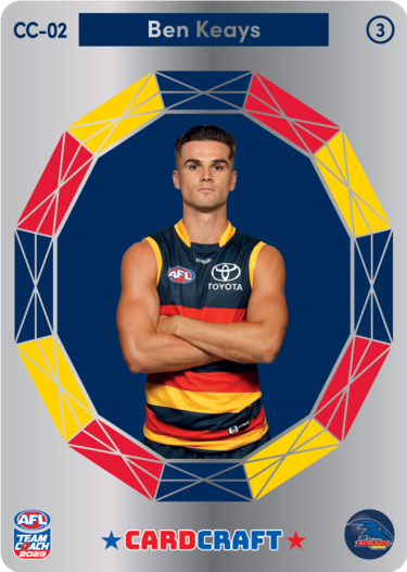 Ben Keays, Card Craft #3, 2023 Teamcoach AFL — Ja Ja's Collectables