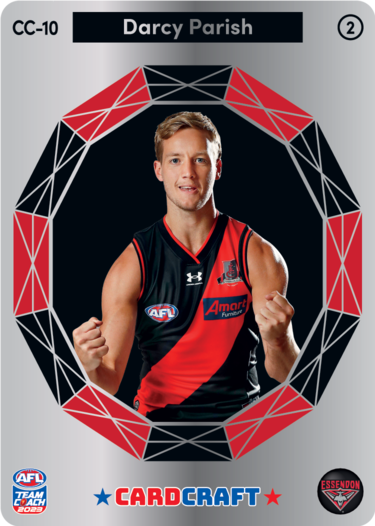 Darcy Parish, Card Craft #2, 2023 Teamcoach AFL – Ja Ja's Collectables