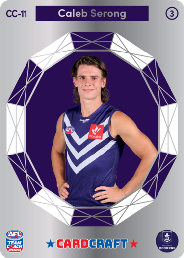 Caleb Serong, Card Craft #3, 2023 Teamcoach AFL — Ja Ja's Collectables