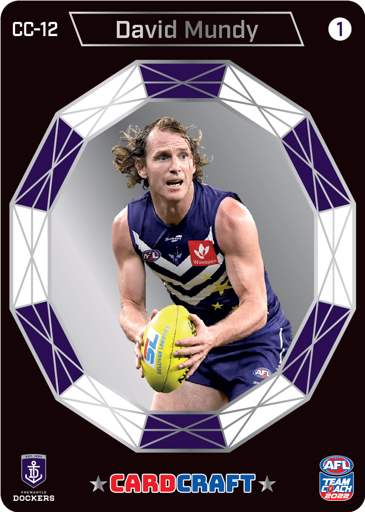 David Mundy, Card Craft #1, 2022 Teamcoach AFL — Ja Ja's Collectables