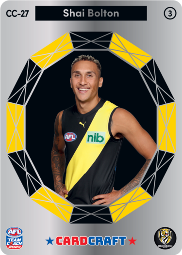 Shai Bolton, Card Craft #3, 2023 Teamcoach AFL — Ja Ja's Collectables
