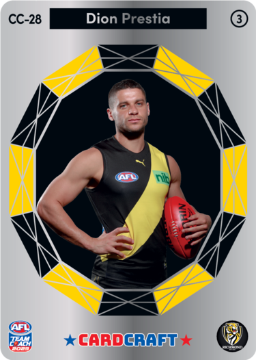 Dion Prestia, Card Craft #3, 2023 Teamcoach AFL — Ja Ja's Collectables