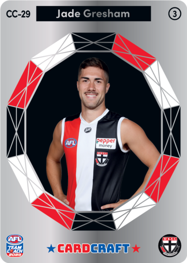 Jade Gresham, Card Craft #3, 2023 Teamcoach AFL — Ja Ja's Collectables