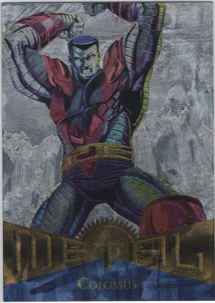 Colossus, #90, Silver Flasher Parallel, 1995 Marvel Metal Universe — Ja ...