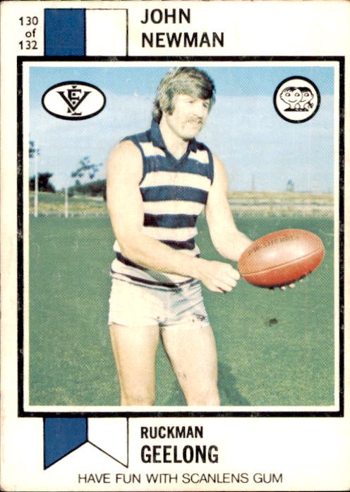 John Newman, 1974 Scanlens VFL — Ja Ja's Collectables