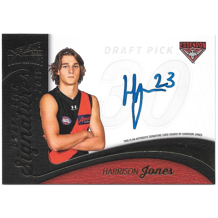 Harrison Jones, Draft Pick Signatures, 2020 Select AFL Dominance — Ja ...