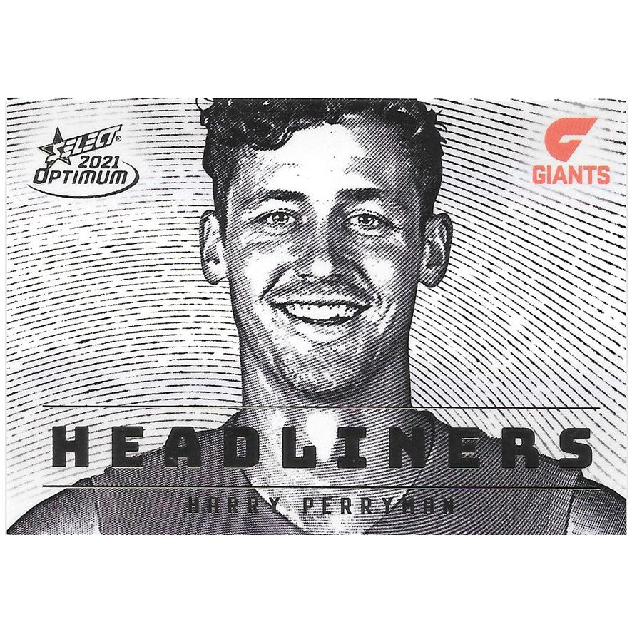 Harry Perryman, Headliners, 2021 Select AFL Optimum — Ja Ja's Collectables