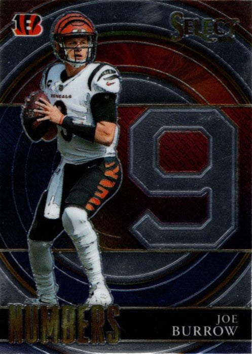 Joe Burrow, Numbers, 2021 Panini Select Football NFL — Ja Ja's Collectables