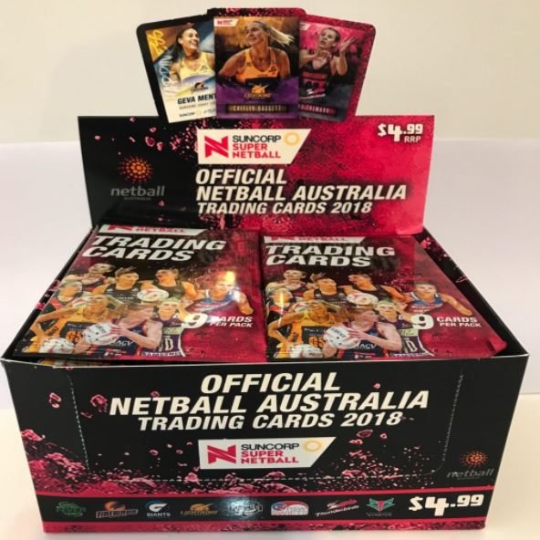 2018 TapnPlay Suncorp Super Netball Trading Card Series, 36 pack box ...