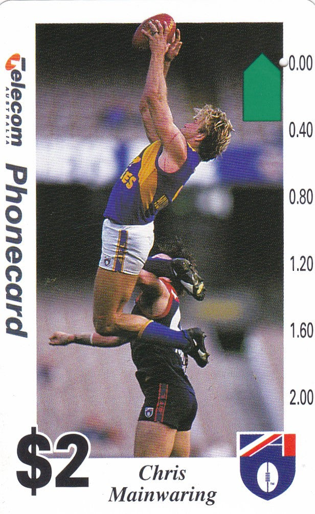 Chris Mainwaring Phone card — Ja Ja's Collectables