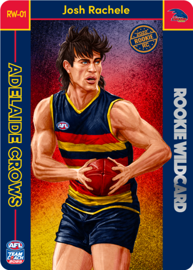 Josh Rachele, Rookie Wildcard, 2023 Teamcoach AFL — Ja Ja's Collectables
