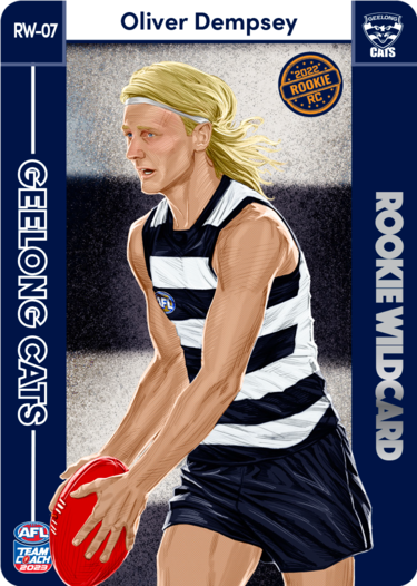 Ollie Dempsey, Rookie Wildcard, 2023 Teamcoach AFL — Ja Ja's Collectables