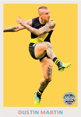 Dustin Martin, RETRO Scanlens 60th Anniversary, 2023 Teamcoach AFL – Ja ...