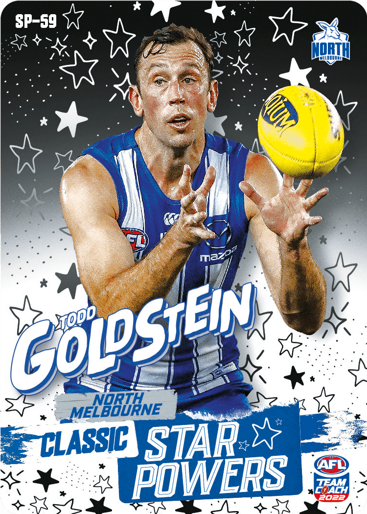 Todd Goldstein, Star Powers, 2022 Teamcoach AFL — Ja Ja's Collectables