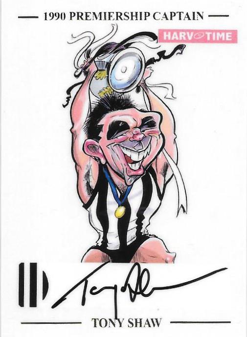 Tony Shaw, HarvTime Signature Series card Limited Edition #'d to 90 ...