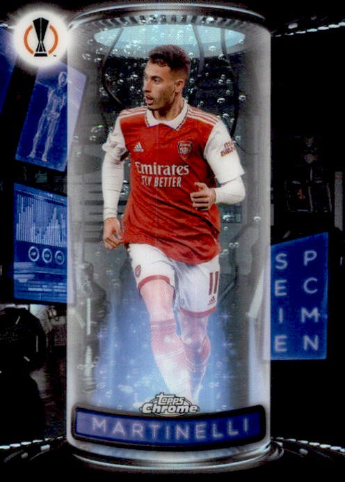 Gabriel Martinelli, Specimen, 2023 Topps Finest UEFA Champions League ...