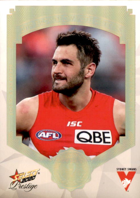 Josh Kennedy, Brownlow Vote Getters, 2020 Select AFL PRESTIGE Footy St ...