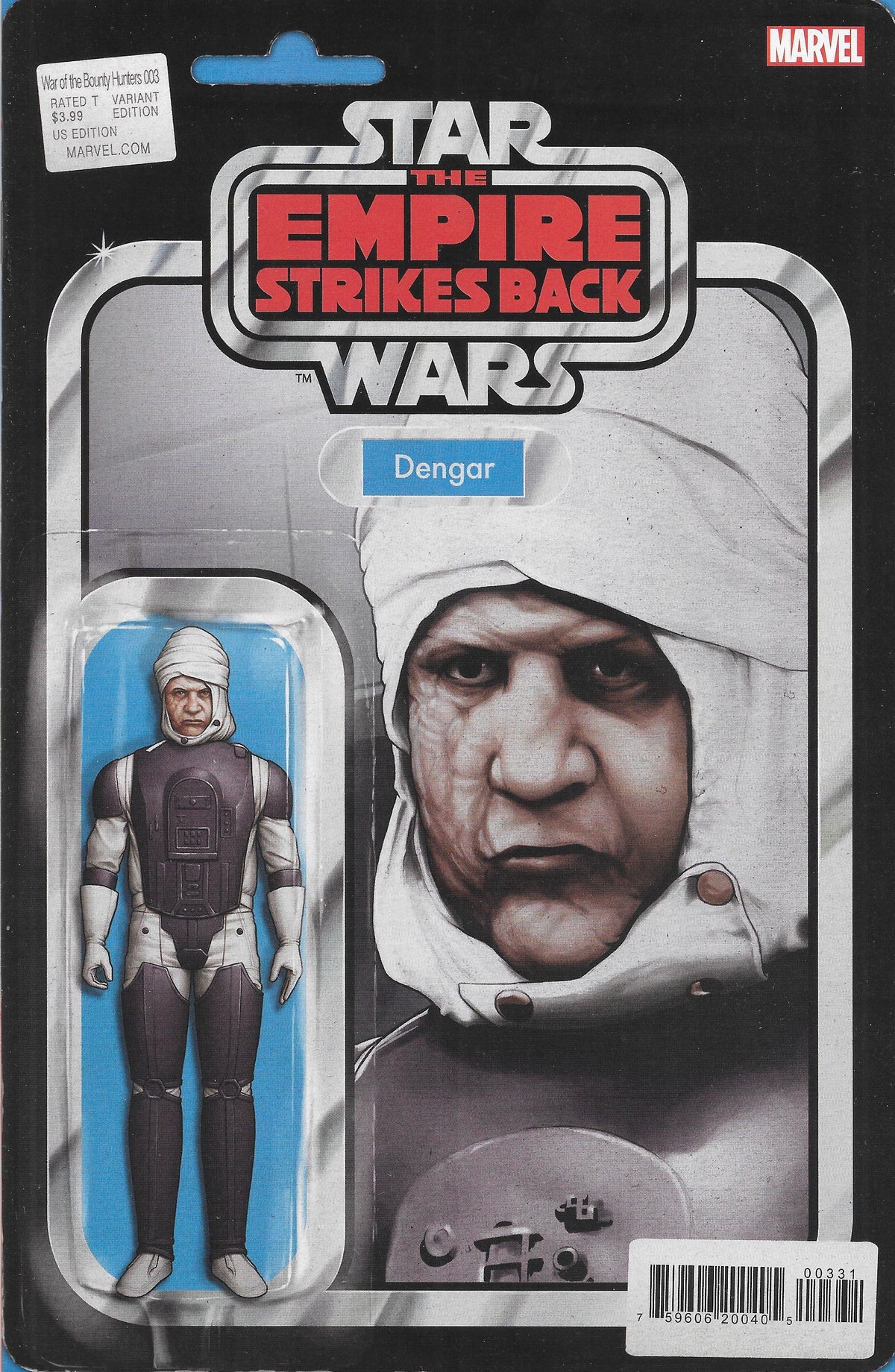 Star Wars, War of the Bounty Hunters #3 Comic Carded Dengar Variant ...