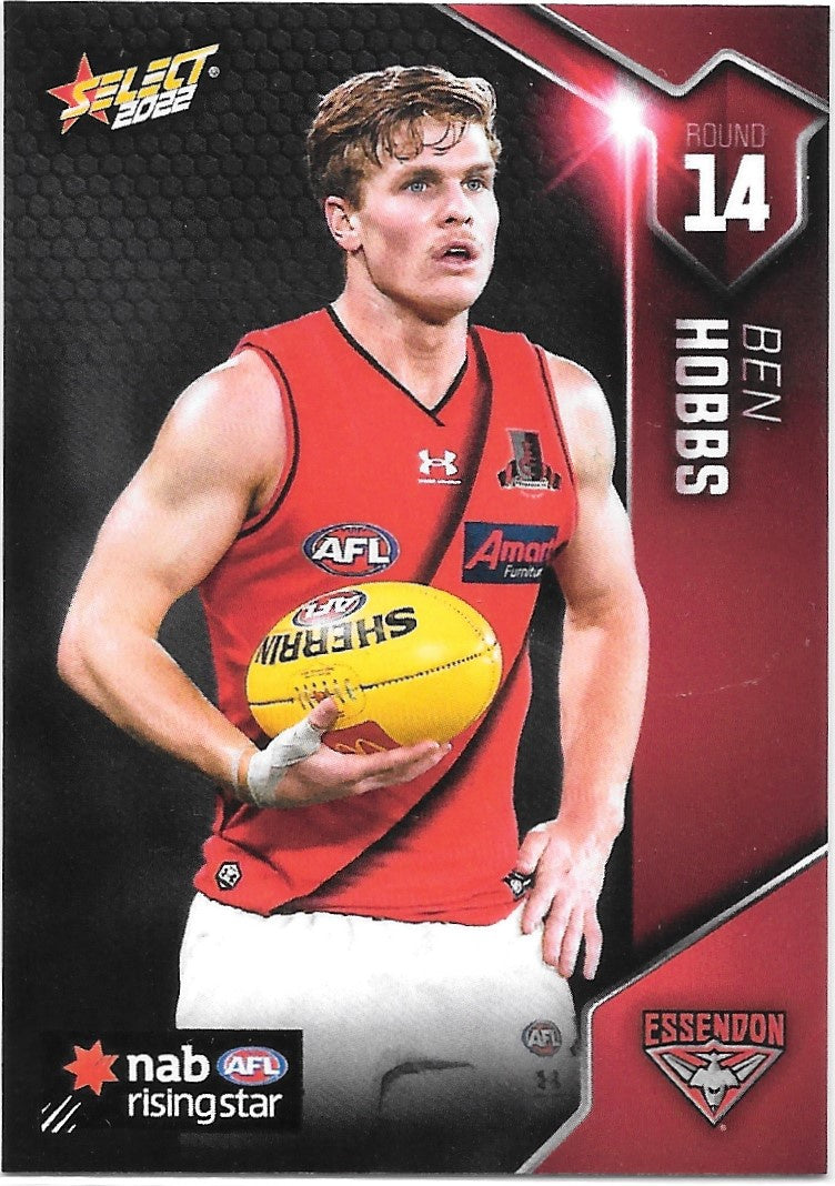 Ben Hobbs, NAB Rising Star, 2022 Select AFL — Ja Ja's Collectables