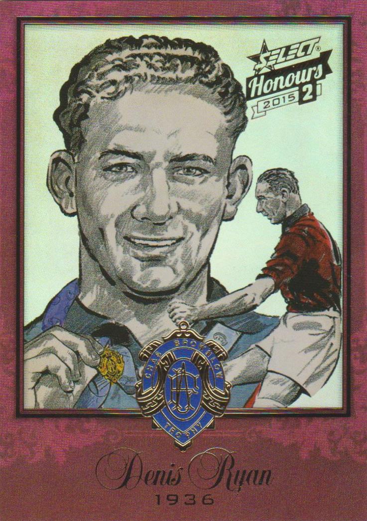 Denis Ryan, Brownlow Sketch, 2014 Select AFL Honours 2 — Ja Ja's ...