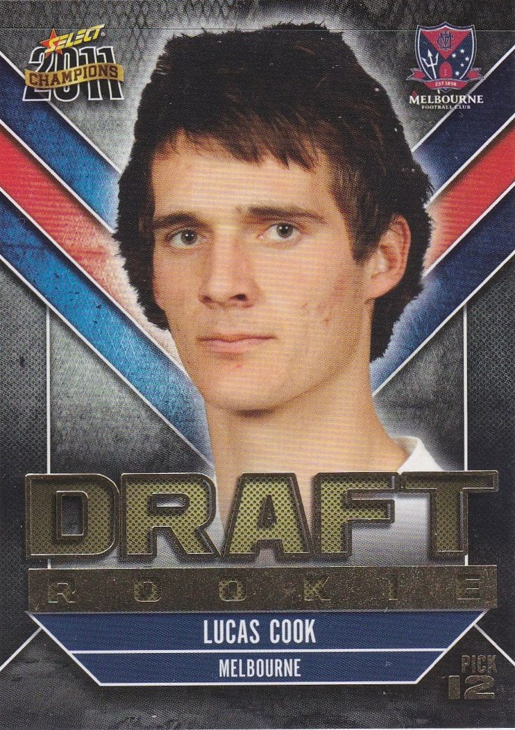 2011 Select AFL Champions, Draft Rookie, Lucas Cook — Ja Ja's Collectables