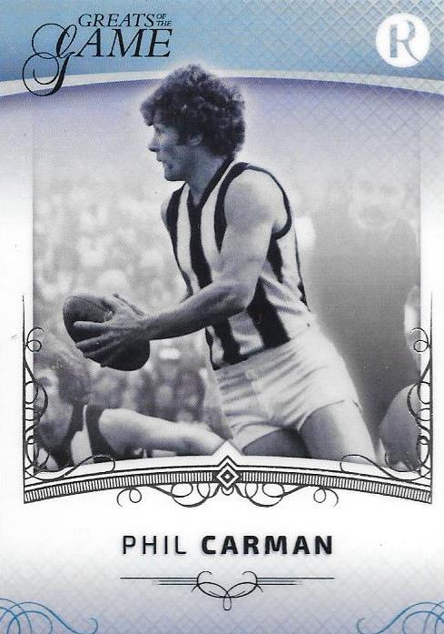 Phil Carman, 2017 Regal Football Greats of the Game — Ja Ja's Collectables