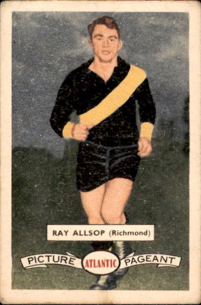 Ray Allsop, 1958 Atlantic VFL — Ja Ja's Collectables