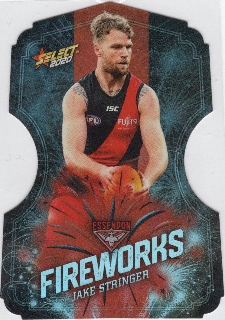 Jake Stringer, Fireworks Die-cut, 2020 Select AFL Footy Stars — Ja Ja's ...