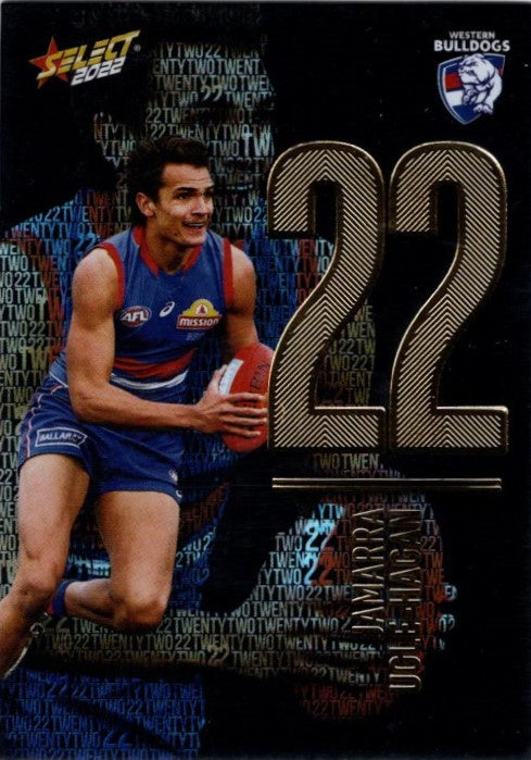 Jamarra Ugle-Hagan, Numbers Midnight, 2022 Select AFL Footy Stars — Ja ...