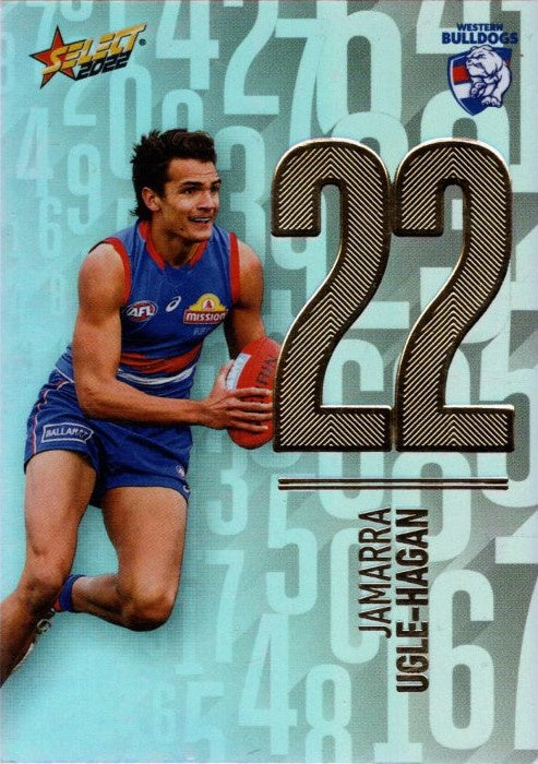 Jamarra Ugle-Hagan, Numbers Daylight, 2022 Select AFL Footy Stars — Ja ...