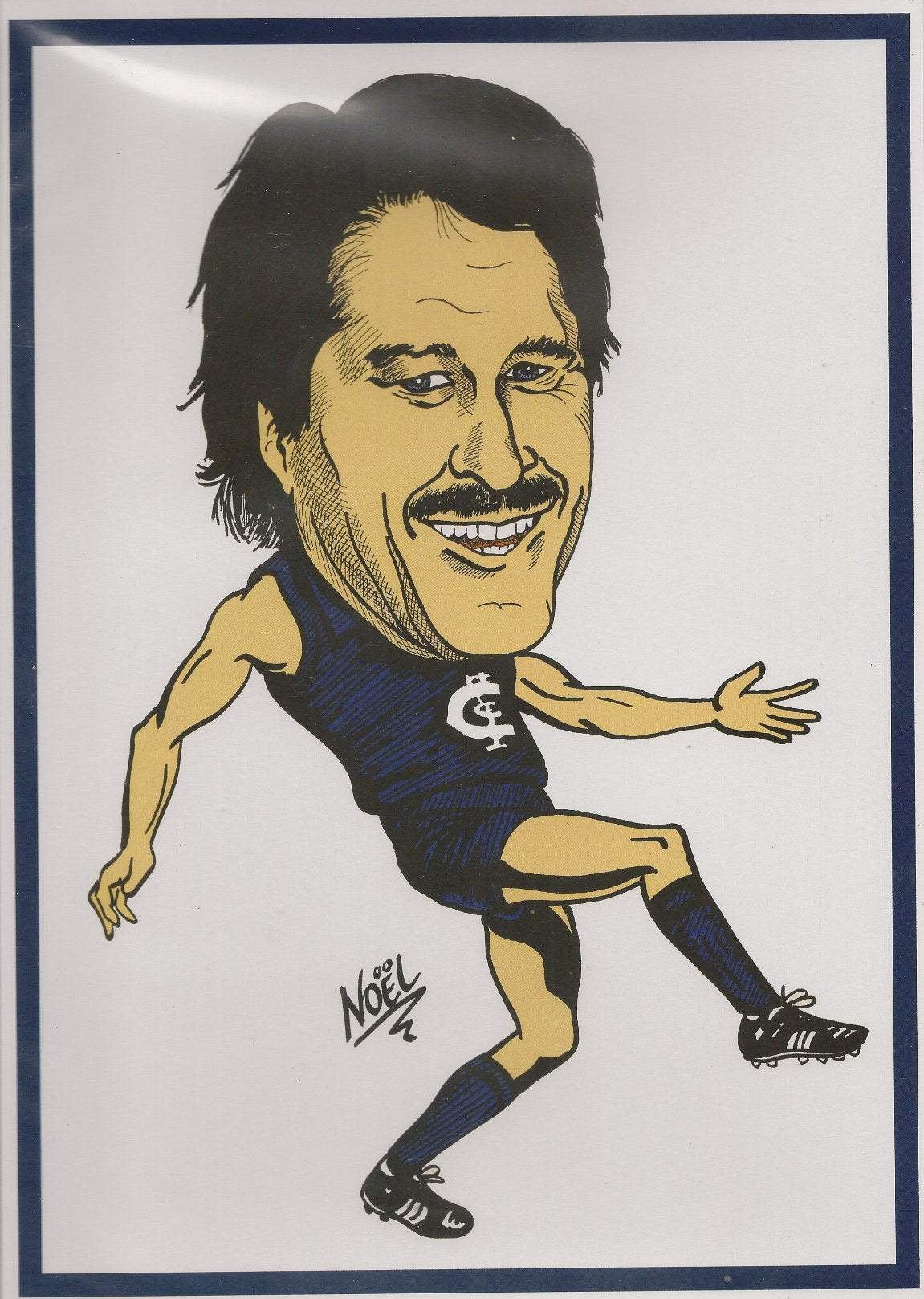 Mike Fitzpatrick, A4 Print by NOEL — Ja Ja's Collectables