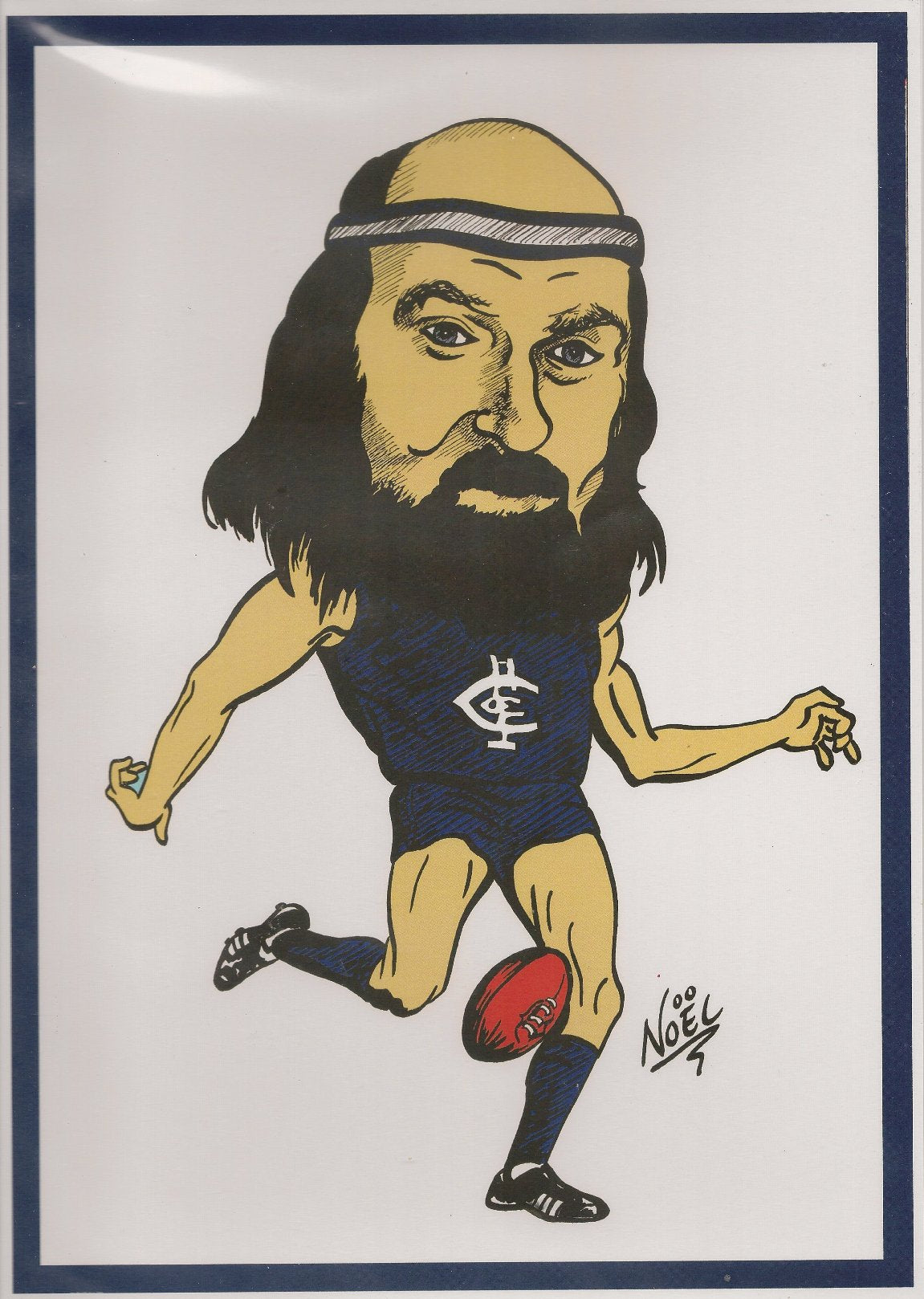 Bruce Doull, A4 Print by NOEL — Ja Ja's Collectables