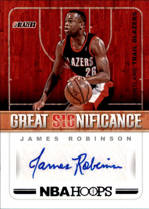 James Robinson, Great Significance, 2018-19 Panini Hoops Basketball NB ...