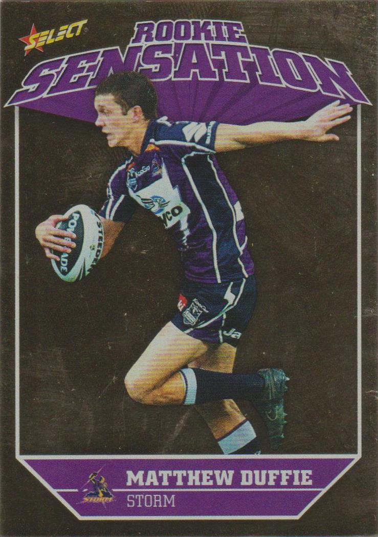 Matthew Duffie, Rookie Sensation, 2011 Select NRL Champions — Ja Ja's ...