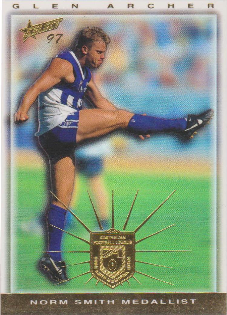 Glen Archer, Norm Smith Medallist, 1997 Select AFL — Ja Ja's Collectables