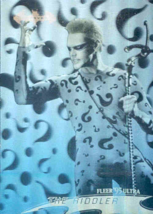 The Riddler, #4, Hologram, 1995 Flear Ultra Batman Forever — Ja Ja's ...