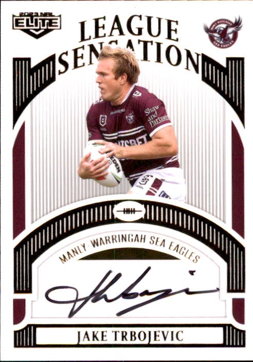 Jake Trbojevic, White League Sensation Signature, 2023 TLA Elite NRL R ...